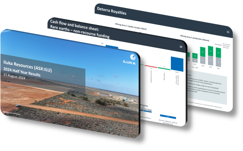 Effective Presentation Design Strategies: Iluka Resources' 2024 Case Study | SlideGenius