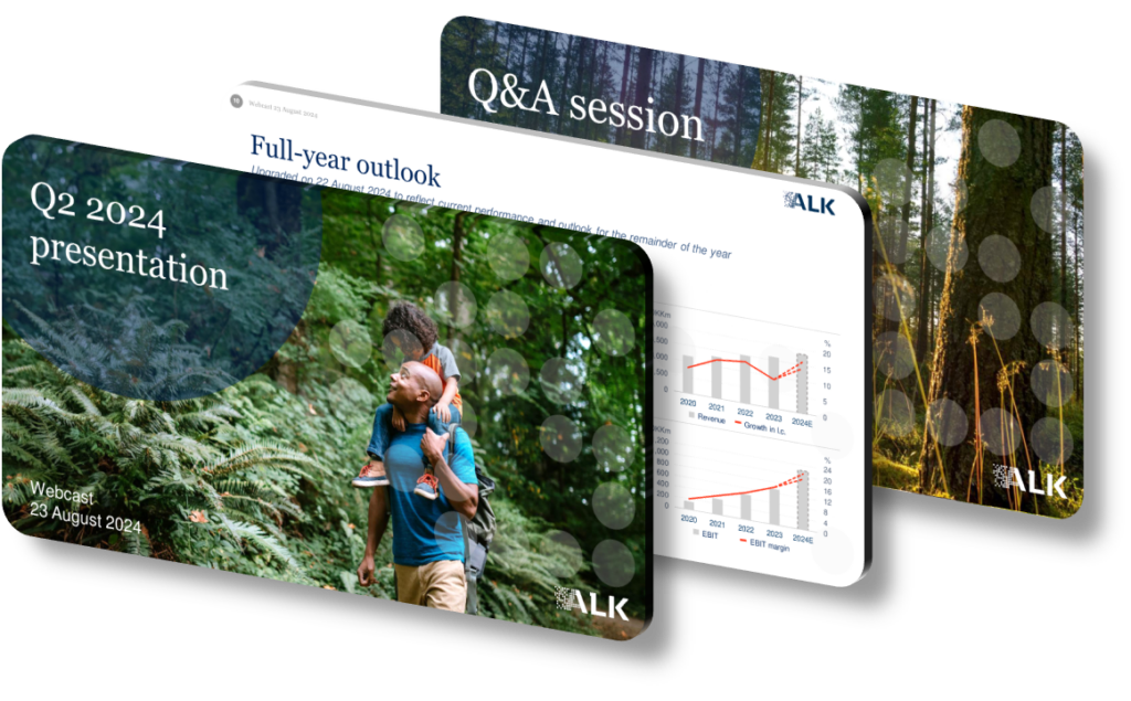 Effective Q2 2024 Presentation Design: ALK-Abelló's Growth Communication | SlideGenius