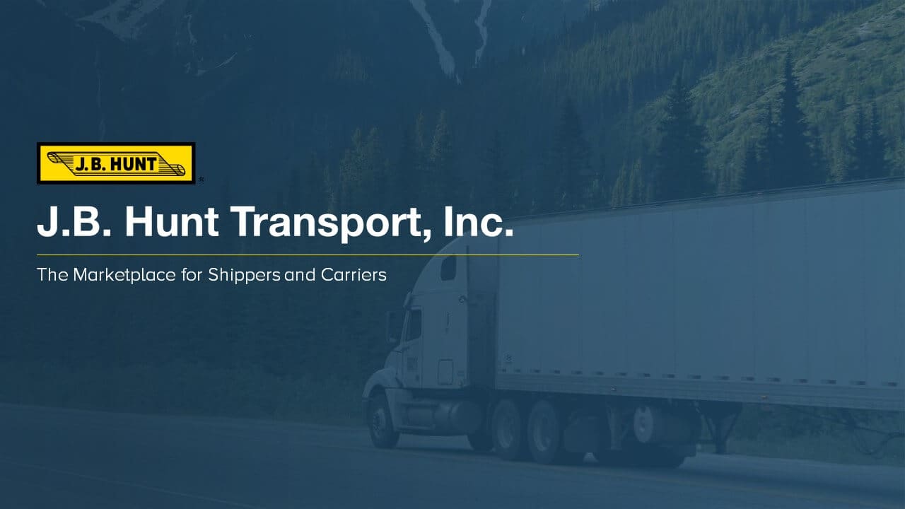 J.B. Hunt Transport Inc. Presentation Design Portfolio | SlideGenius