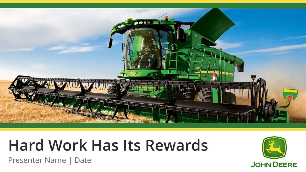 John Deere Presentation Design Portfolio | SlideGenius