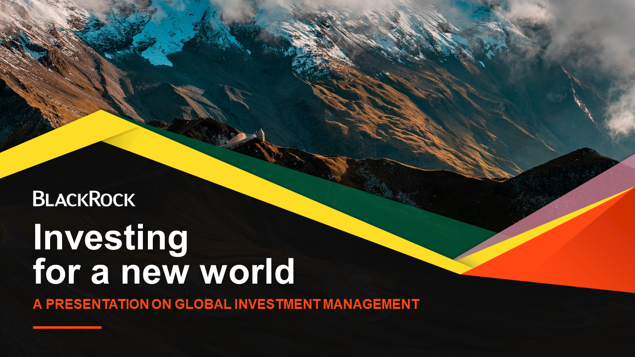 BlackRock Presentation Design Portfolio - SlideGenius