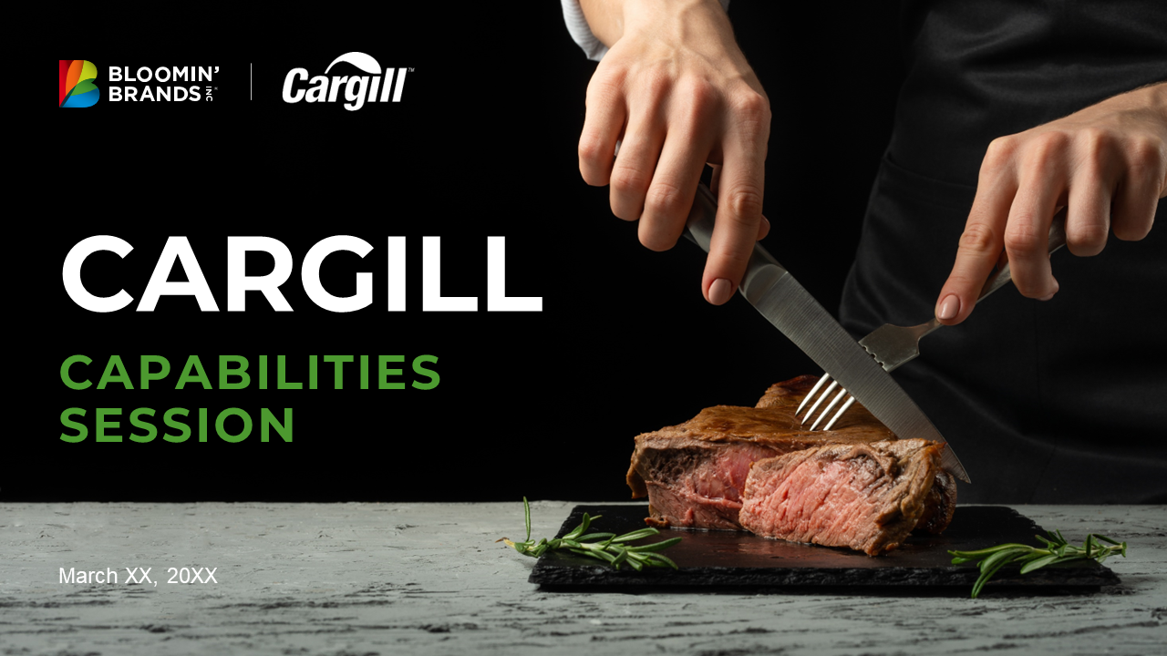 Cargill Presentation Design Portfolio | SlideGenius Cargill Presentation Design Portfolio | SlideGenius