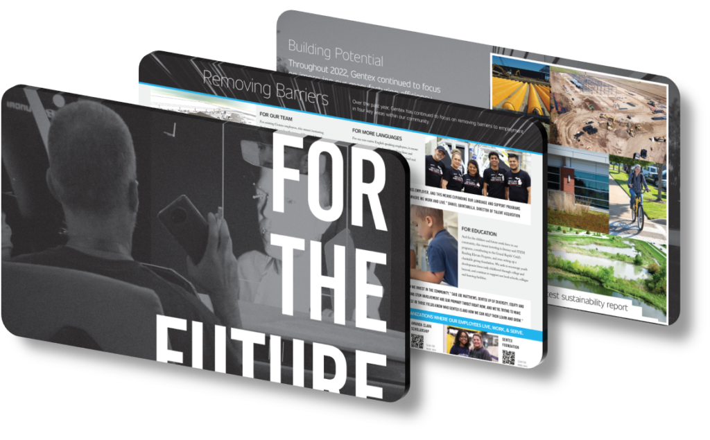 2022 Gentex Report: Innovative Communication through Design | SlideGenius