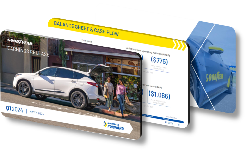 How Does Goodyear's Presentation Design Convey Key Industry Trends and ...