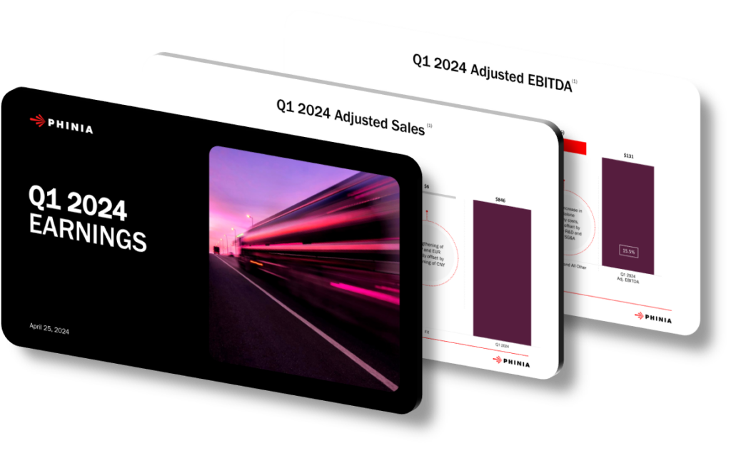 Q1 2024 Earnings Presentation: PHINIA Inc's Superior Design & Communication