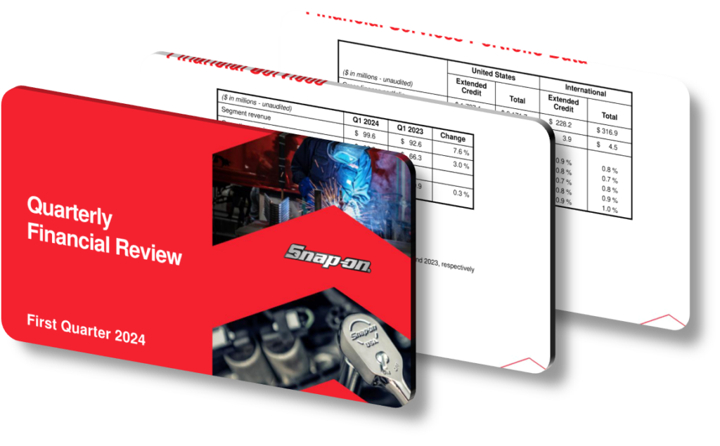 How Does Snap-on Inc.'s Q1 2024 Presentation Design Convey Financial ...