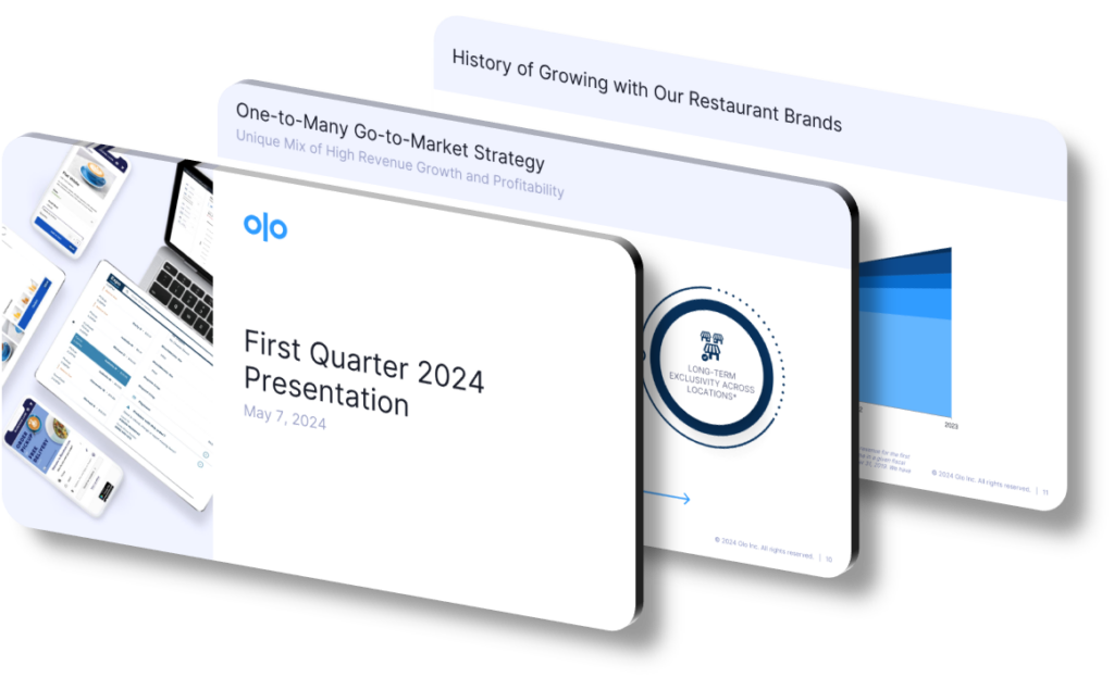 Q1 2024 Olo Inc. Presentation: Key Growth & Digital Strategies ...