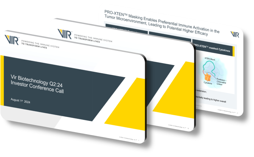 Vir Biotech's Q2 2024 Design: Immune System Innovations | SlideGenius