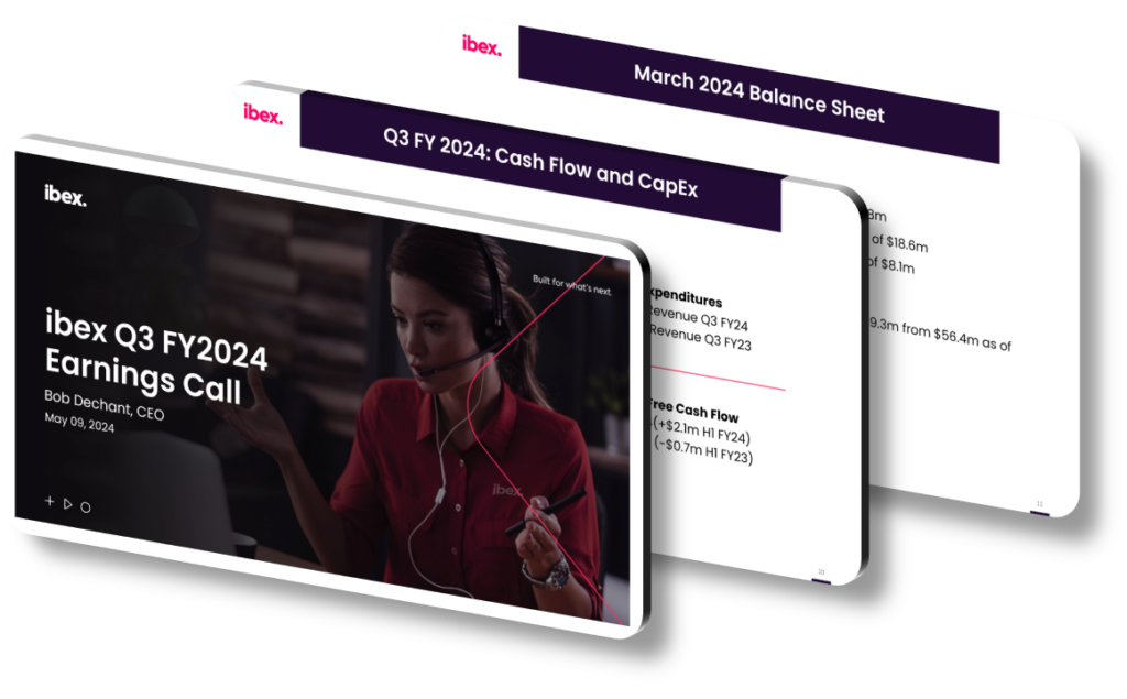 IBEX Limited Q3 FY2024 Presentation Design: Key Insights Highlighted ...