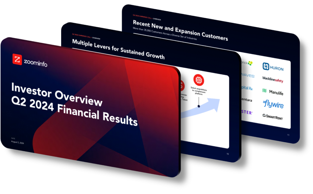 Effective Presentation Design: ZoomInfo's Q2 2024 Key Insights | SlideGenius