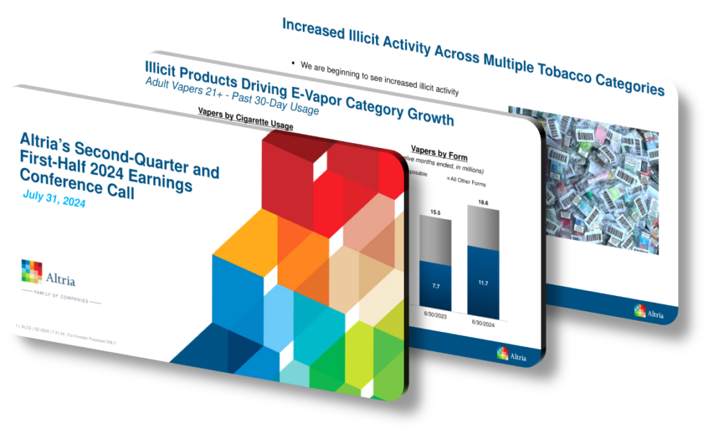 Altria Group's 2024 Earnings Presentation Design Excellence | SlideGenius
