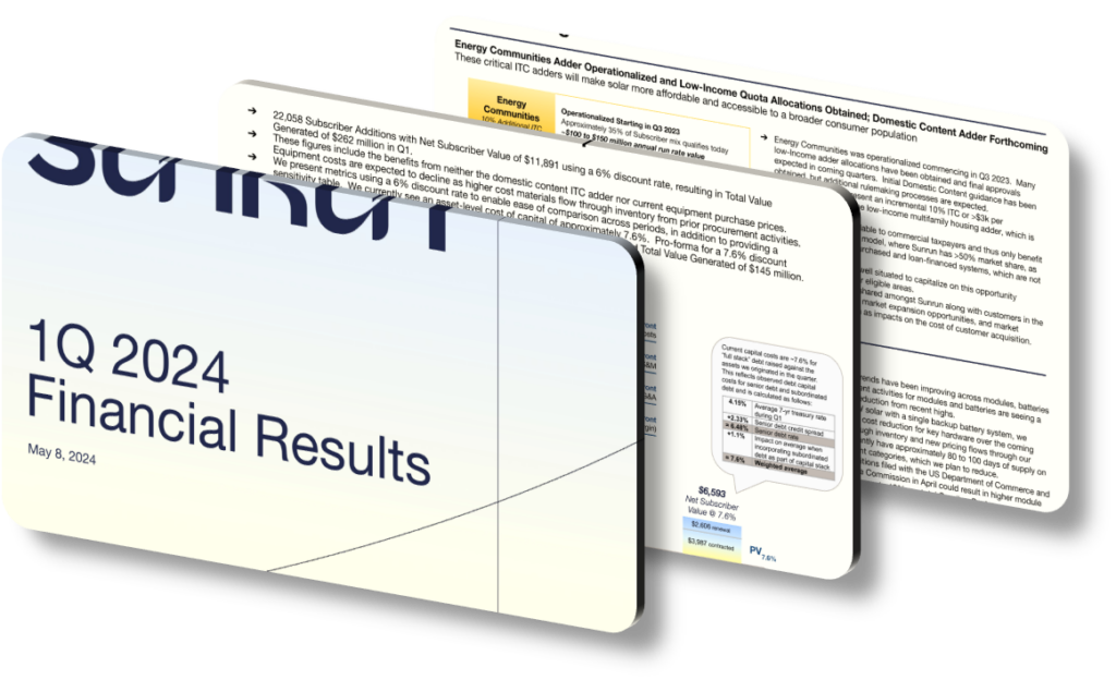 Sunrun Q1 2024: Unveiling Solar Innovations in Presentation Design | SlideGenius