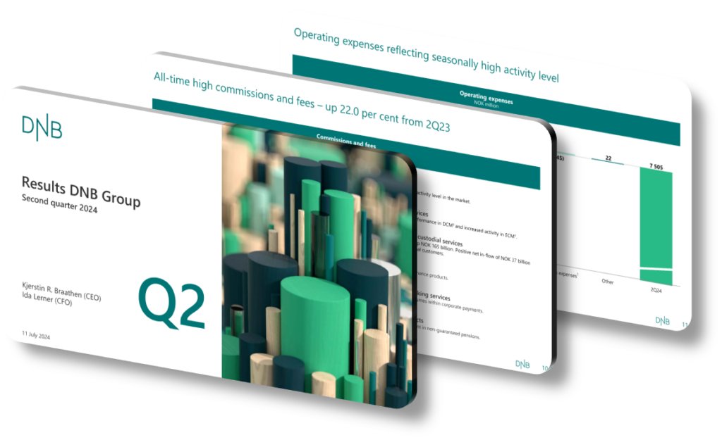 Effective Presentation Design: DNB ASA's Q2 2024 Financial Success ...