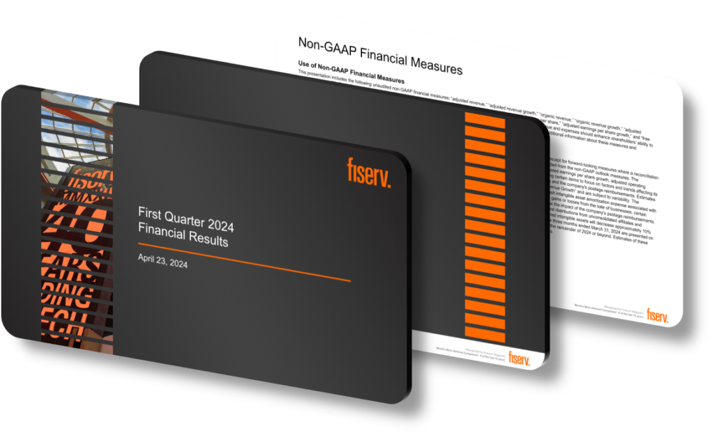 Effective Q1 2024 Fiserv Presentation Design: Key Financial Gains ...