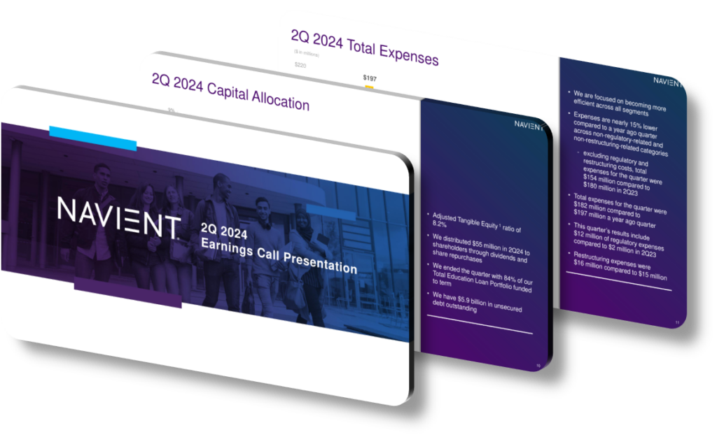 Navient's 2Q 2024 Presentation Design: Strategic Initiatives ...
