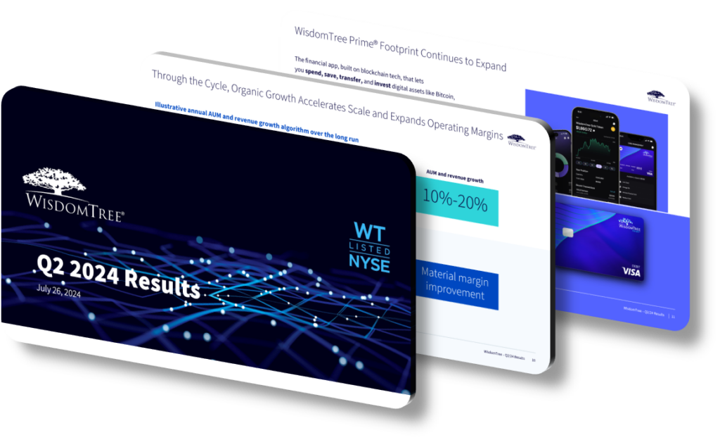 Q2 2024 Results: WisdomTree's Exceptional Presentation Design | SlideGenius