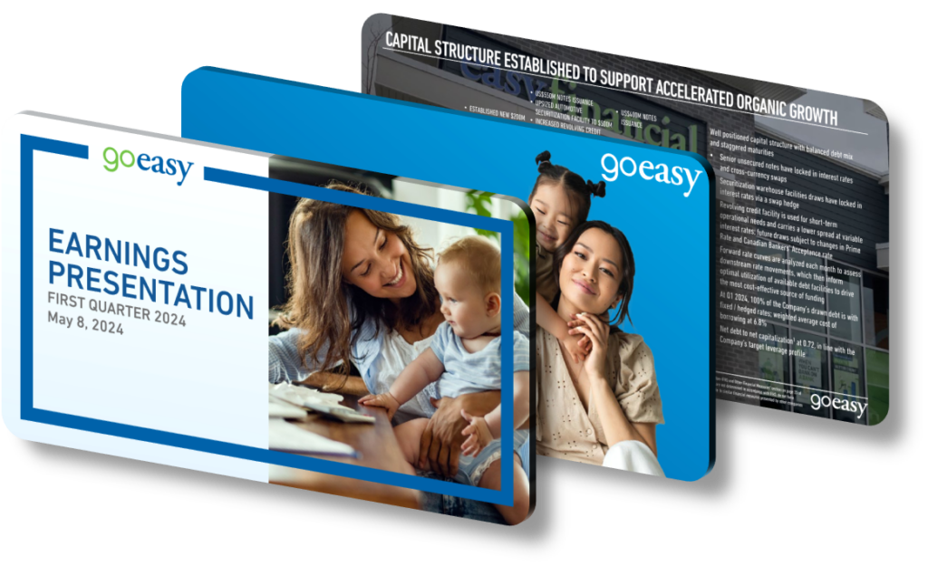 Effective Presentation Design: Goeasy Ltd.'s Q1 2024 Growth Strategy | SlideGenius