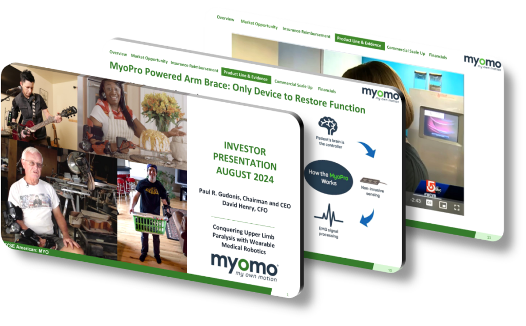 Myomo Presentation Design: Showcasing Wearable Robotics for Arm ...