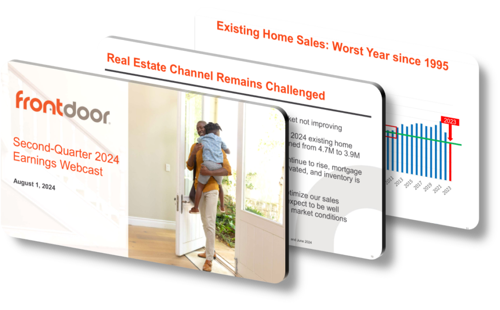 Frontdoor's Q2 2024 Presentation Design: Key to Communicating Growth | SlideGenius