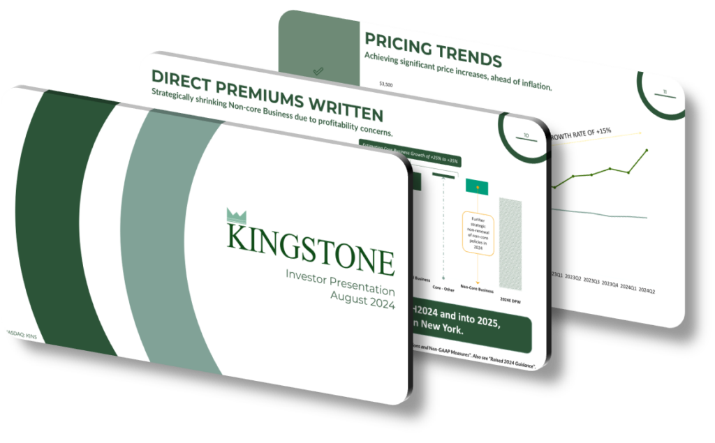 Kingstone's Strategic Insurance Growth through Presentation Design ...