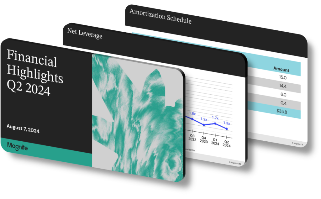 Q2 2024 Financial Insights: Magnite's Presentation Design | SlideGenius