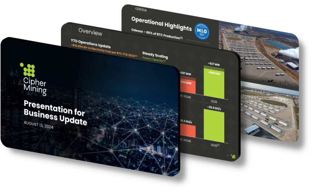 Cipher Mining's Strategic Growth in Bitcoin Mining - SlideGenius ...