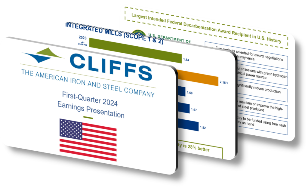 Cleveland-Cliffs' 2024 Presentation Design: A Growth Communication Masterpiece