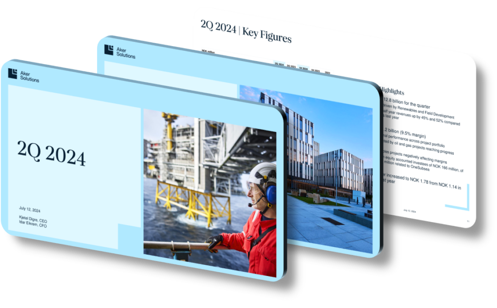 Aker Solutions' 2024 Performance Insights: Presentation Design - SlideGenius