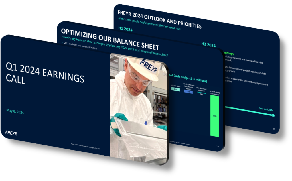 Effective Presentation Design: FREYR Battery's Key Energy Solutions ...