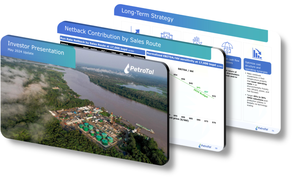 PetroTal's May 2024 Key Growth Strategies - SlideGenius Presentation Design