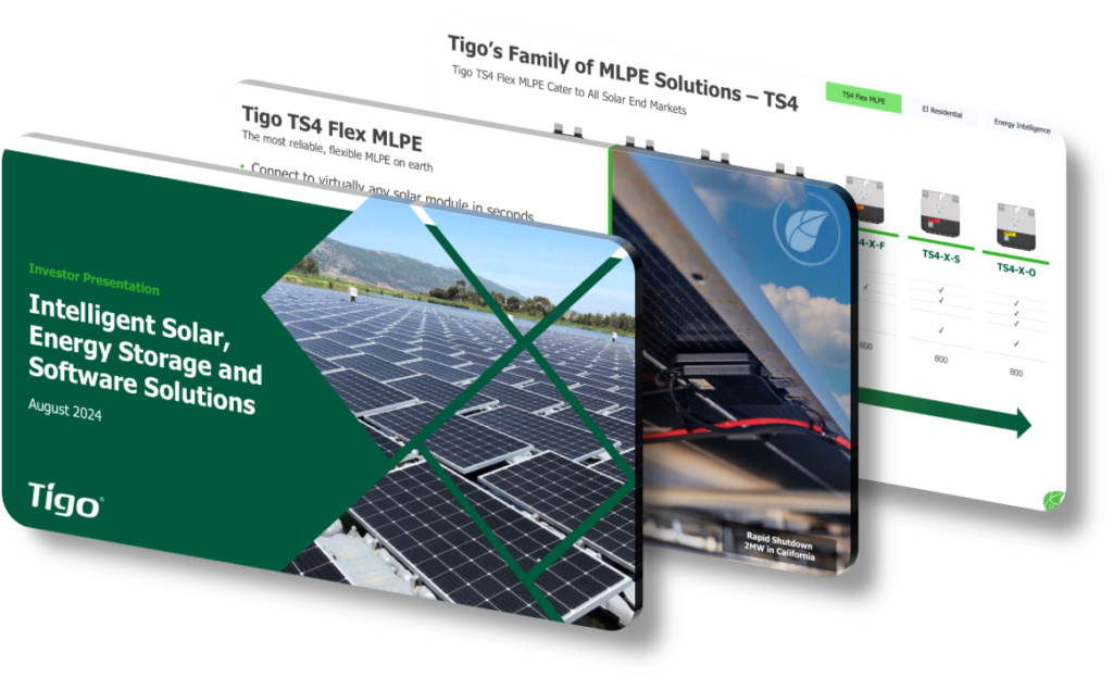Efficient Solar System Design: Tigo Energy's Presentation Strategy ...