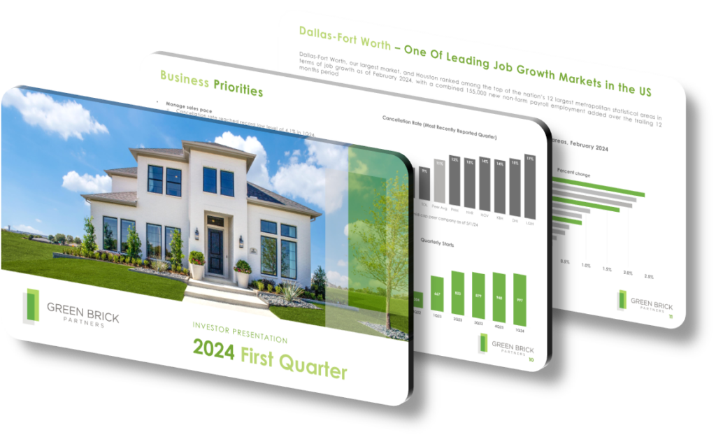 Green Brick Partners' Q1 2024 Presentation: Excellence in Design ...