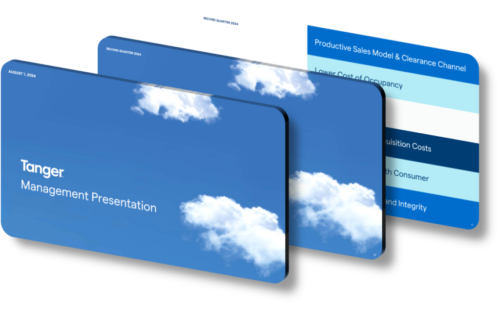 Strategic Growth & Value Delivery in Tanger Inc.'s Presentation Design ...