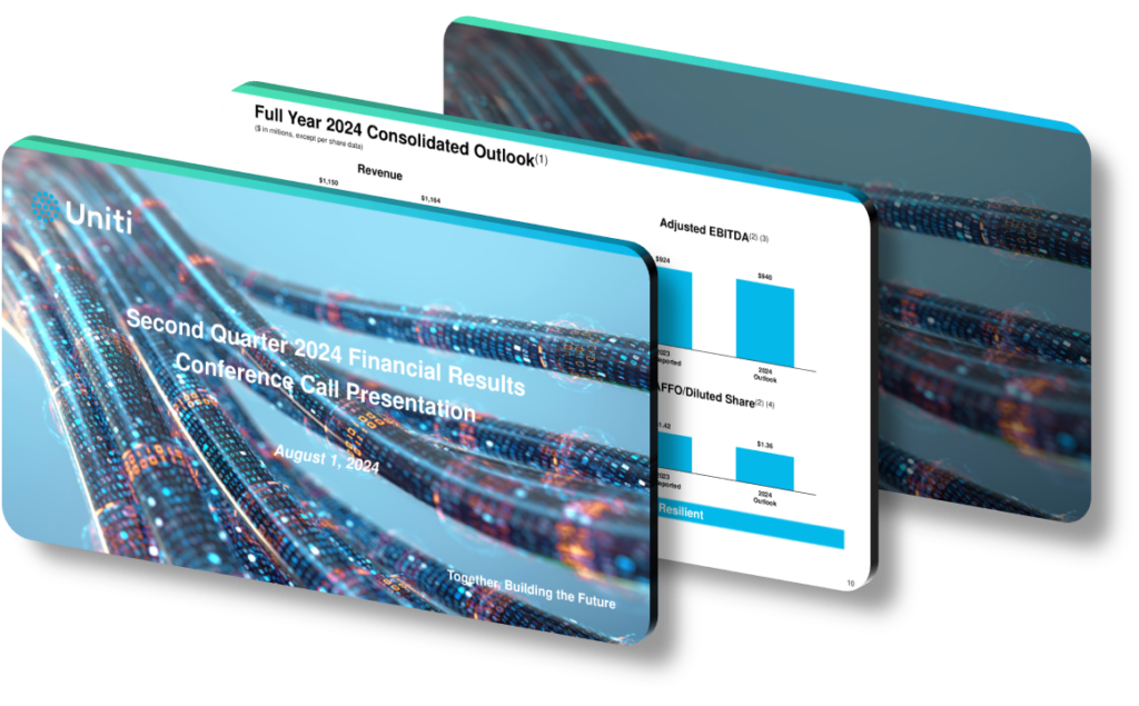 Uniti Group Q2 2024 Presentation: Showcasing Strategic Growth | SlideGenius