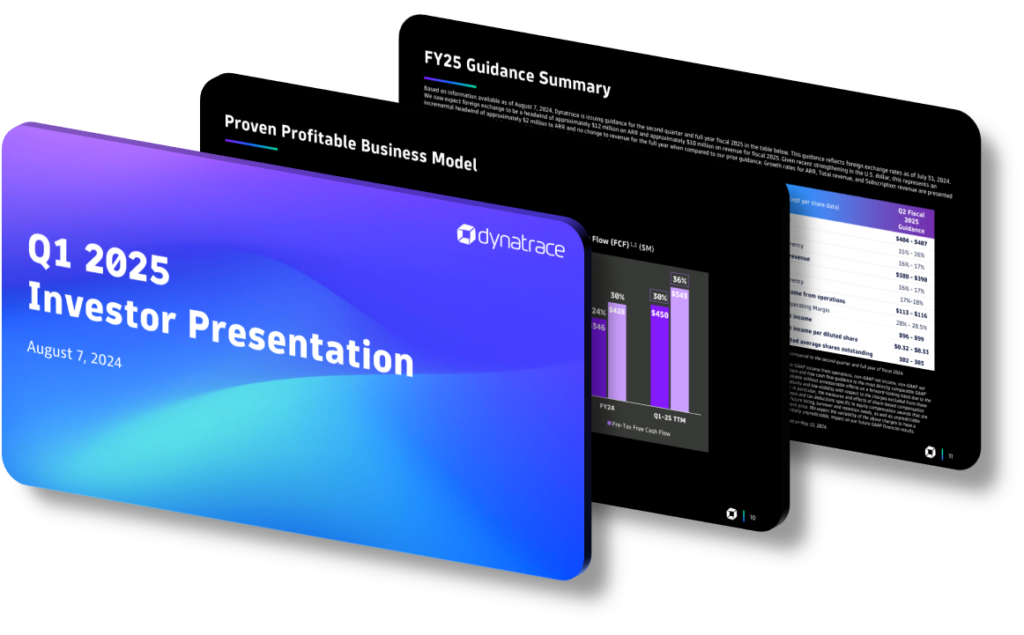 Dynatrace's Effective 'Cloud Done Right' Presentation Design | SlideGenius