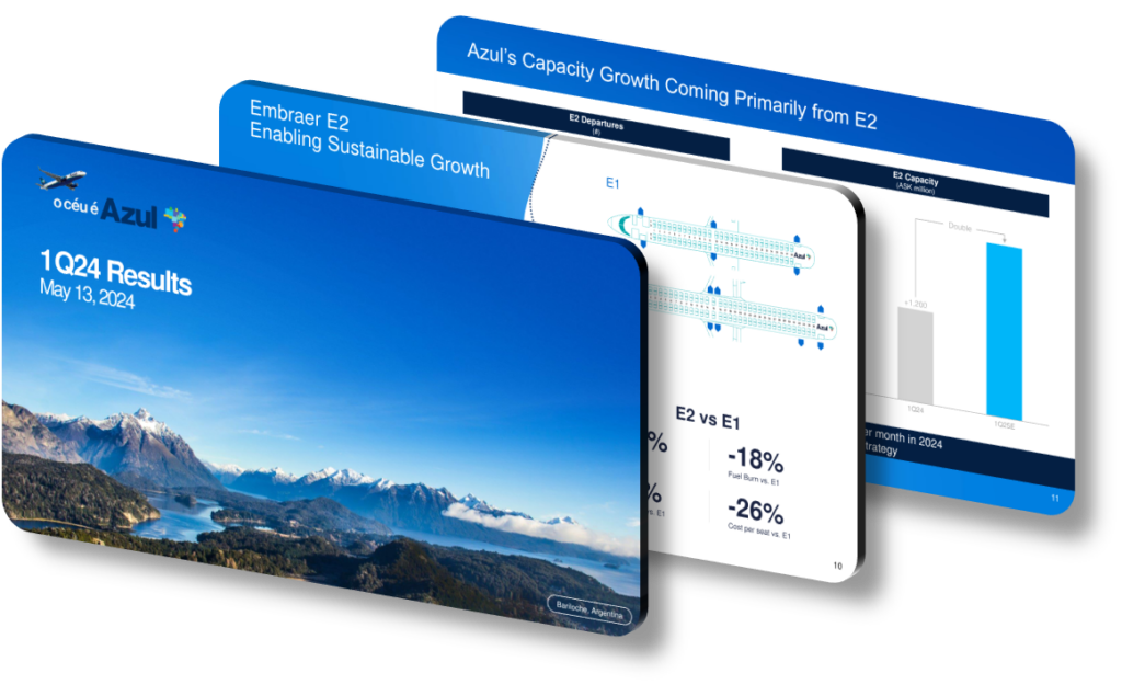 Why Does Azul SA's Presentation Design Effectively Highlight Its Record ...