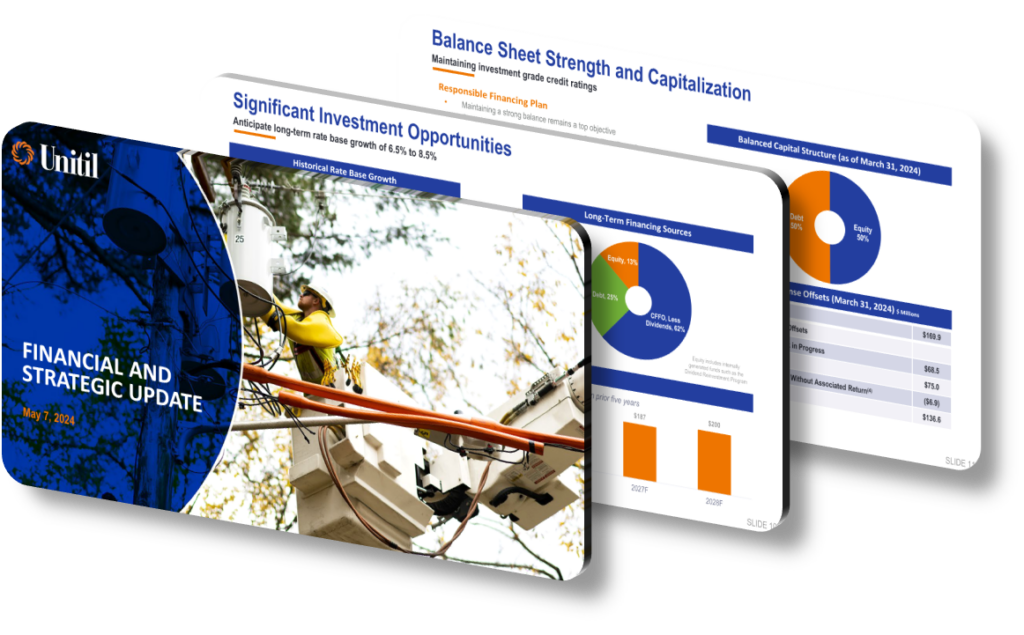 Unitil's Presentation Design: Showcasing Growth & Sustainability ...