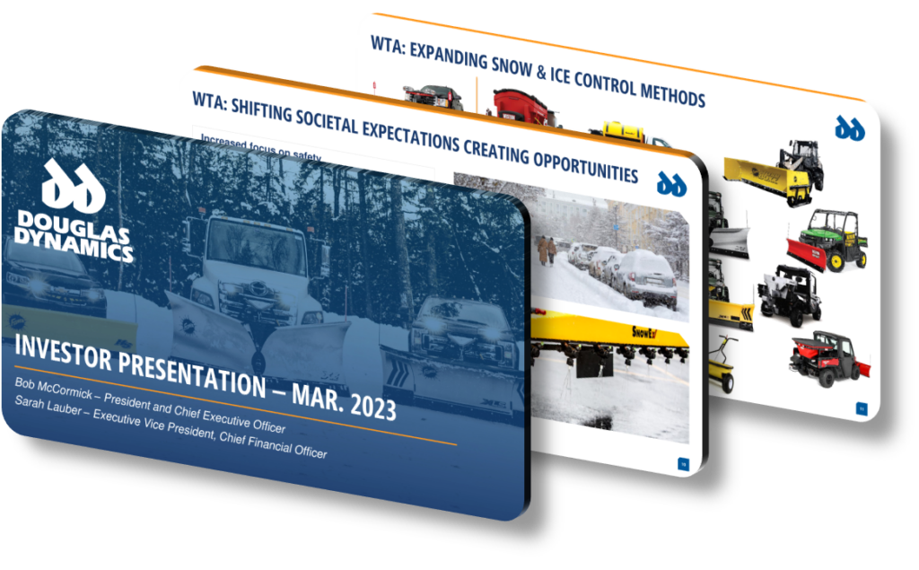 Douglas Dynamics' Presentation Design Strategies for Key Innovations ...