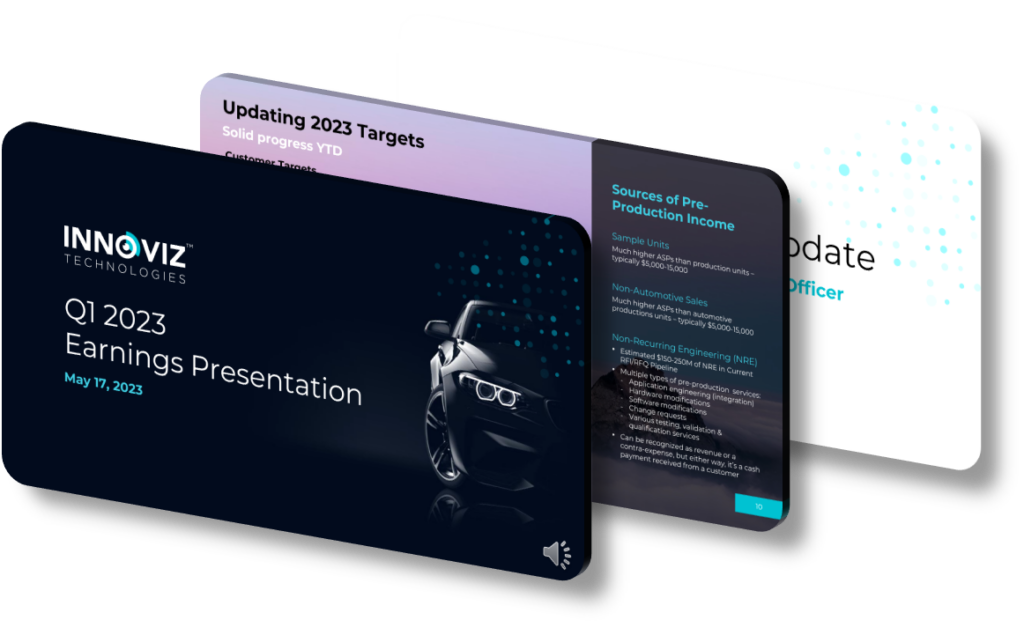 Innoviz Technologies Q1 2023 Presentation: Key to LiDAR Market Growth