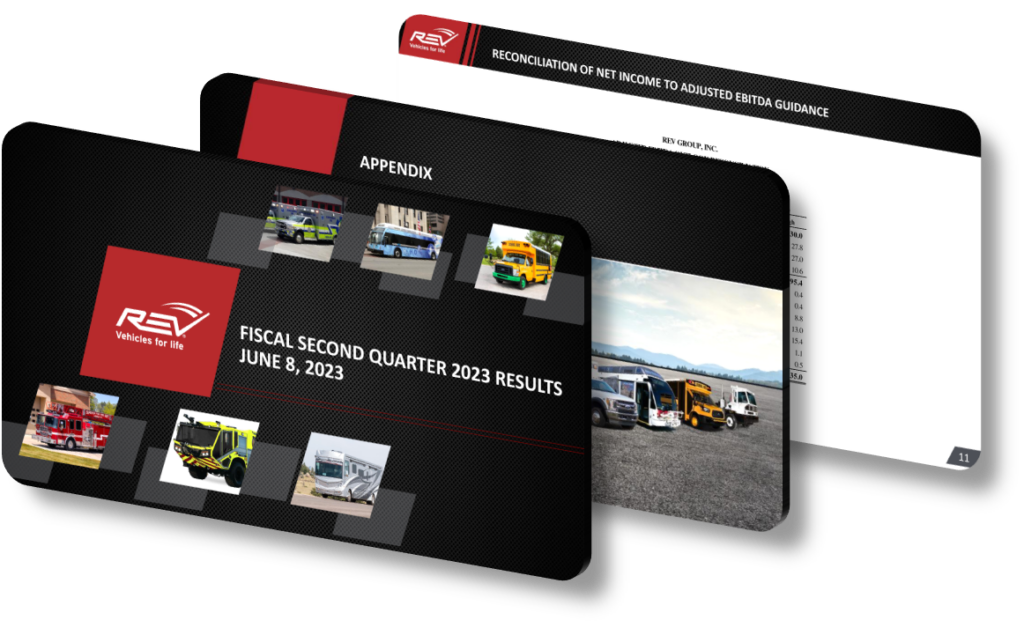 REV Group's 2023 Presentation: Showcasing Specialty Vehicle Innovations ...