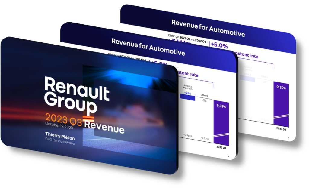 Renault Group's Q3 2023 Design: Key Innovations Unveiled | SlideGenius