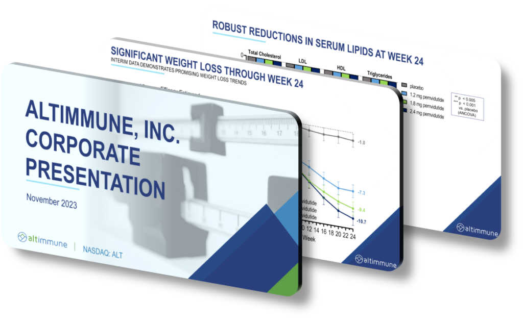 Altimmune's Presentation Design: Key Therapies for Liver Disease ...