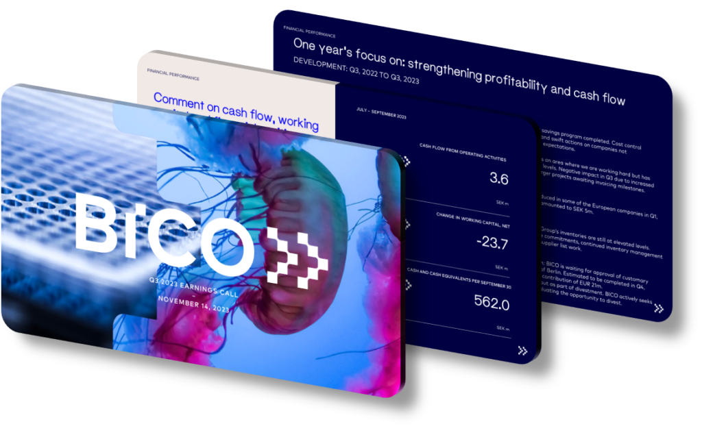 What Makes BICO Group's Q3 2023 Presentation Design Stand Out in ...