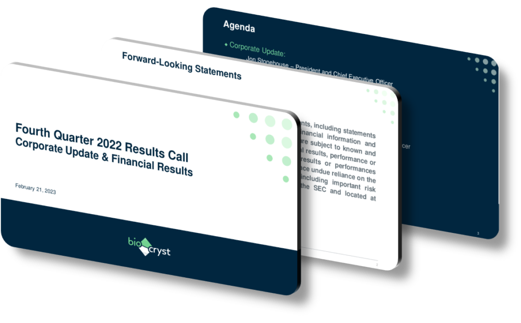 BioCryst Q4 2022 Presentation: Key Therapeutic Innovations Highlighted ...