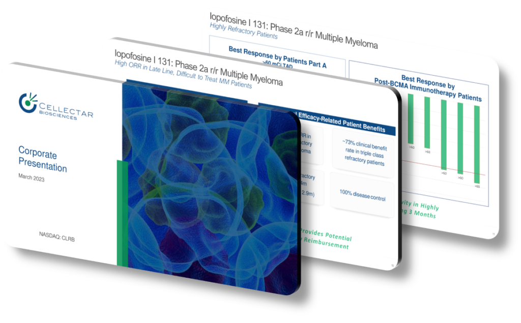 Cellectar Biosciences' Effective Presentation Design for Cancer ...