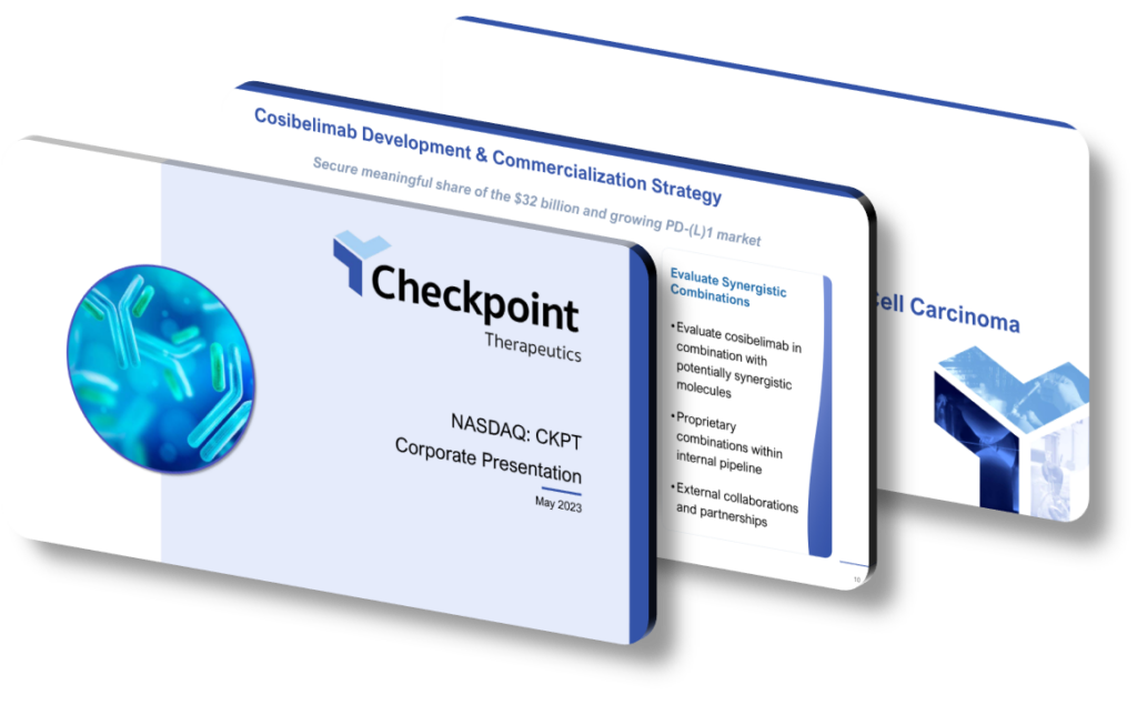 Checkpoint Therapeutics' 2023 Presentation: Cancer Therapy Advances ...