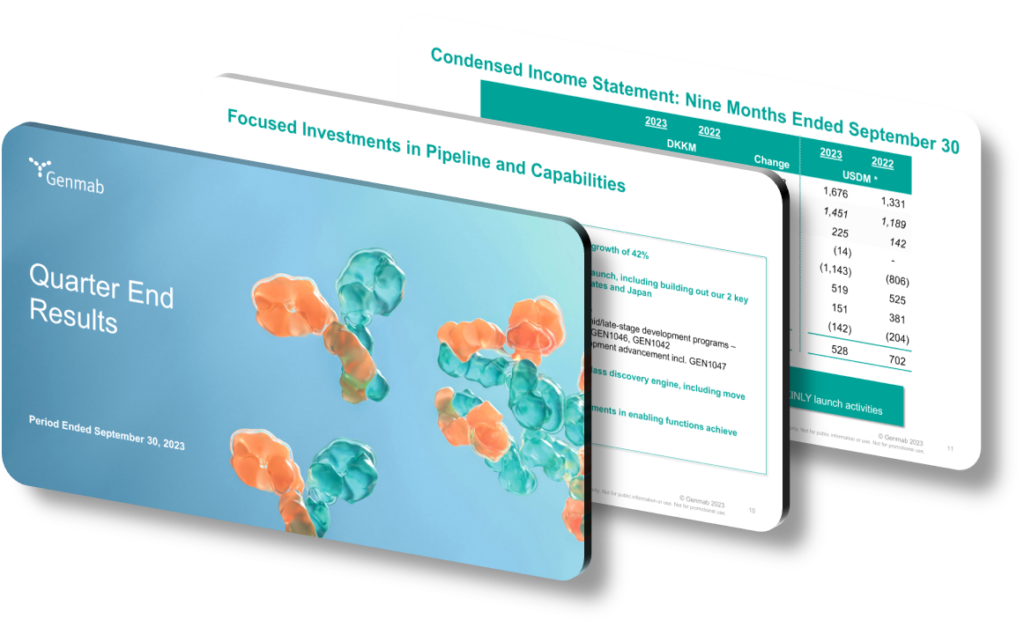 Effective Presentation Design: Key Innovations Highlighted by Genmab ...