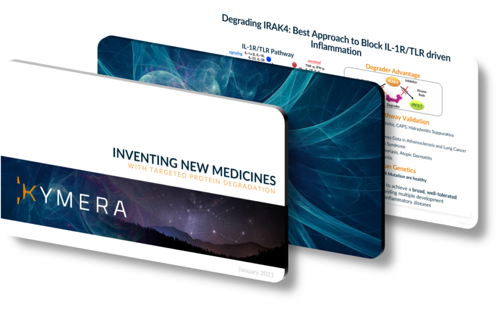 Kymera Therapeutics' Innovative TPD Presentation Design | SlideGenius