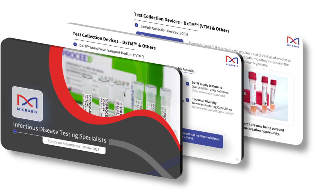 Microbix's Key Diagnostics Innovations: A Presentation Design Highlight ...