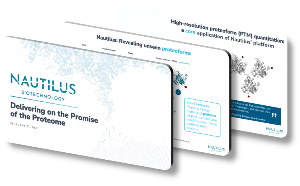 Revolutionary Proteomics Insights: Nautilus Biotechnology's Presentation Design | SlideGenius